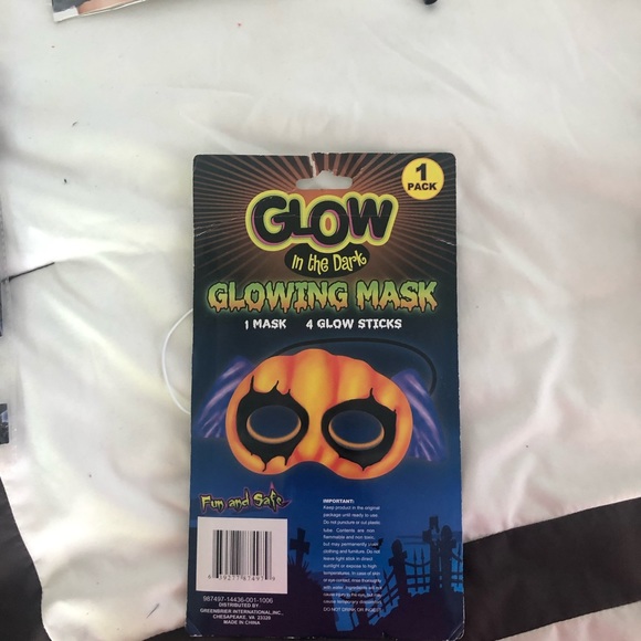 Costumes | Amazing Glow In The Dark Mask For Halloween | Poshmark